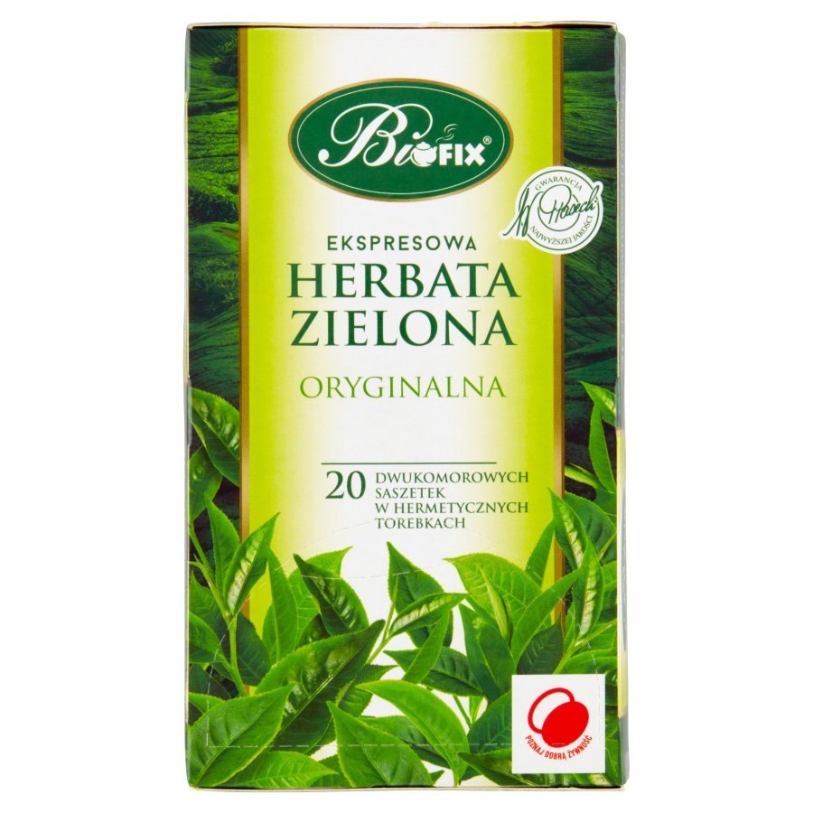 Herbata BIOFIX zielona oryginalna ekspresowa 20tx2g > Biofix